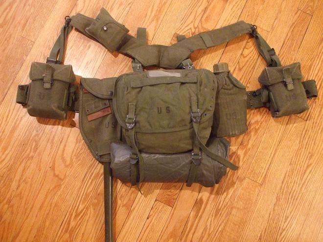 Early VN era 1956 gear set up - FIELD & PERSONAL GEAR SECTION - U.S ...