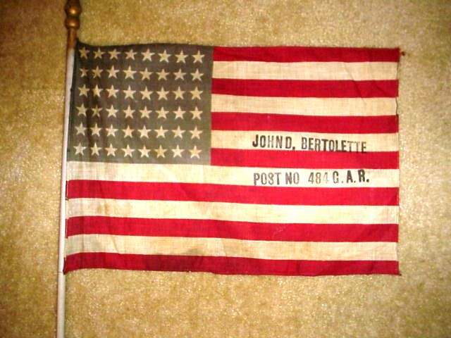 GAR & Span Am Veteran Post Flags - VETERANS' ORGANIZATIONS - U.S ...