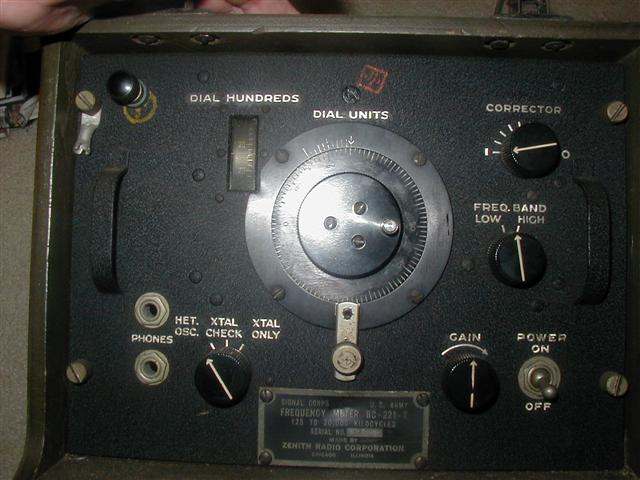WWII Signal Corps Radio Test equipment BC-221-T - RADIO ...