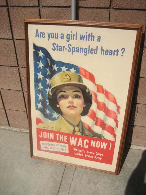 Original Poster Join The WAC Now! - WOMEN'S SERVICES - U.S. Militaria Forum