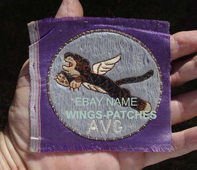 AVG Flying Tigers Bullion Patch - ARMY AND USAAF - U.S. Militaria Forum