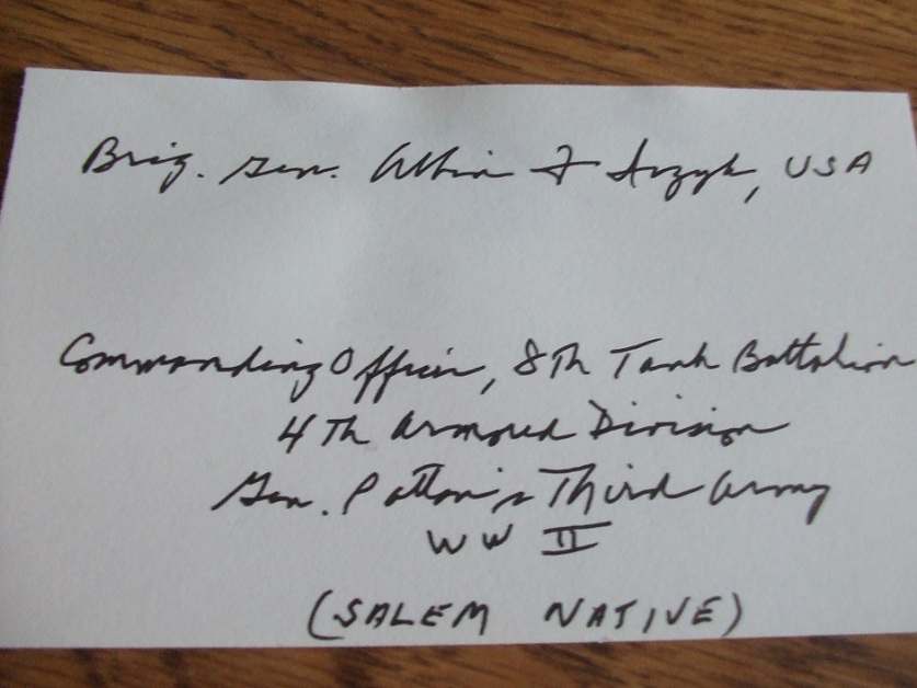 Brig. Gen. Albin Irzyk Autograph - EPHEMERA, PHOTOGRAPHS & MILITARY ...