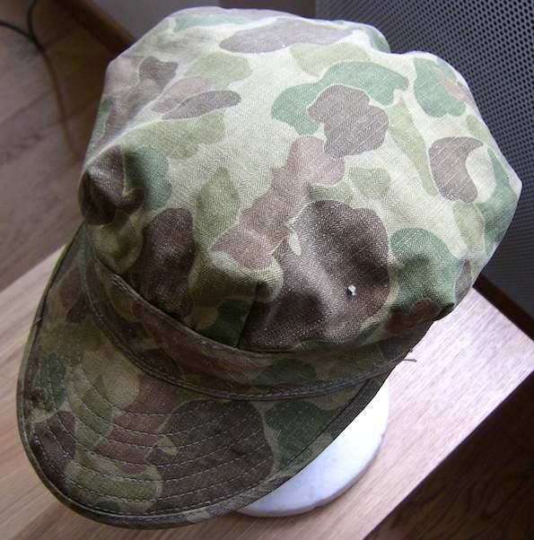 Tailor Made Army Camo HBT Hat - WW2 ? - KW ? - VN ? - UNIFORMS - U.S ...