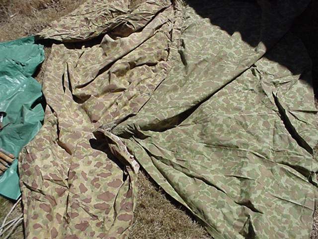 WW2 USMC shelter halves - FIELD & PERSONAL GEAR SECTION - U.S ...