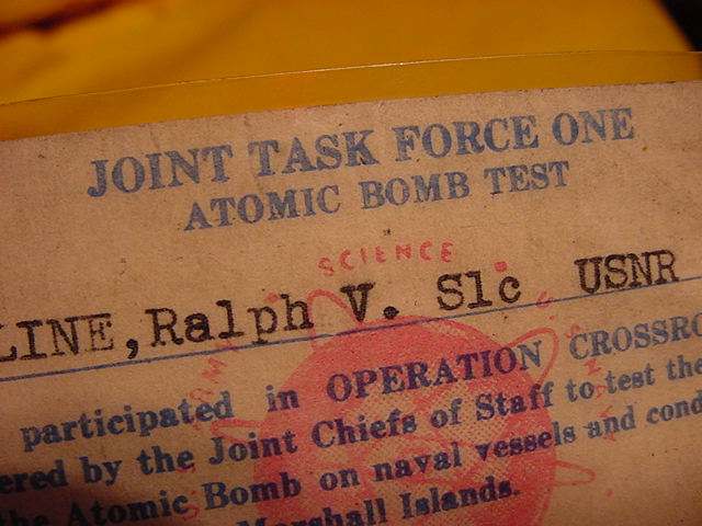 Bikini Atoll -- Atomic Bomb Card - EPHEMERA, PHOTOGRAPHS & MILITARY ...