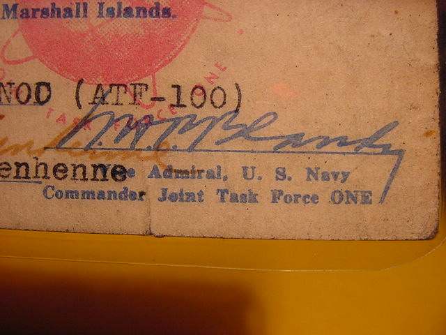 Bikini Atoll -- Atomic Bomb Card - EPHEMERA, PHOTOGRAPHS & MILITARY ...