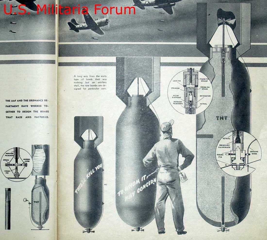 US WWII bombs - MILITARY AIRCRAFT & AVIATION - U.S. Militaria Forum