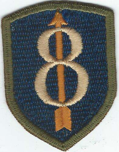 8TH DIVISION theatre made patch? - ARMY AND USAAF - U.S. Militaria Forum
