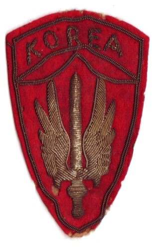 A theatre made bullion SCARWAF Korea patch - ARMY AND USAAF - U.S ...