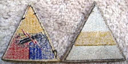 Unidentified Armor Triangle? - ARMY AND USAAF - U.S. Militaria Forum