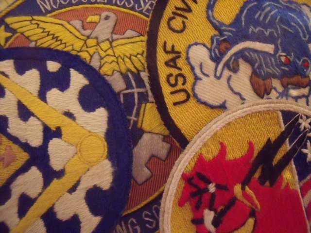 Group of hand-made patches - AIR FORCE (USAAF IS WITH ARMY) - U.S ...