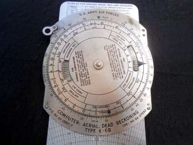 WWII AAF Flight Planners + Computers - CREWMAN GEAR - U.S. Militaria Forum