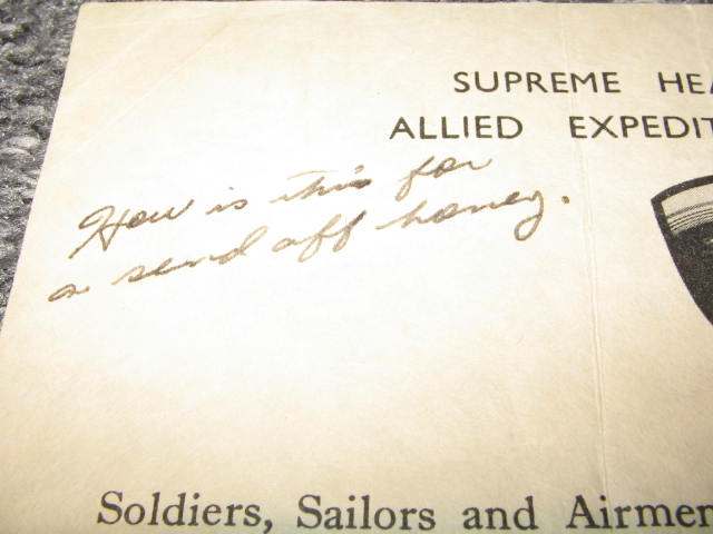 Eisenhower WW2 D-day letter to the troops - EPHEMERA, PHOTOGRAPHS ...