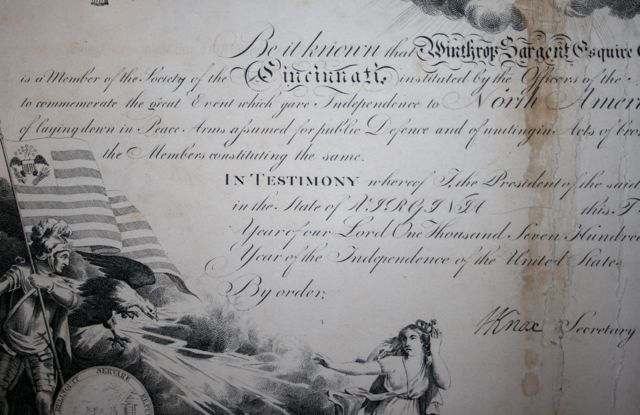 HISTORIC REVOLUTIONARY WAR DOCUMENT TO W. SARGENT - EPHEMERA ...