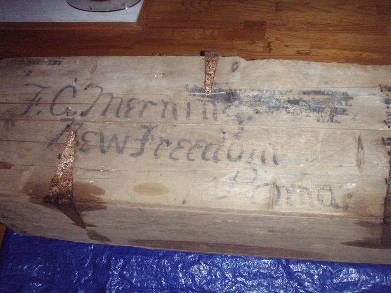 Original Model 1888 Springfield Rod Bayonet Rifle Shipping Crate ...