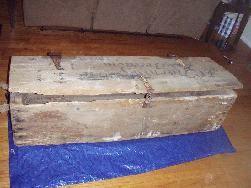 Original Model 1888 Springfield Rod Bayonet Rifle Shipping Crate ...