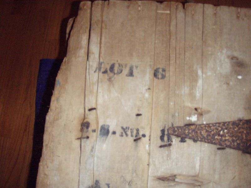 Original Model 1888 Springfield Rod Bayonet Rifle Shipping Crate ...