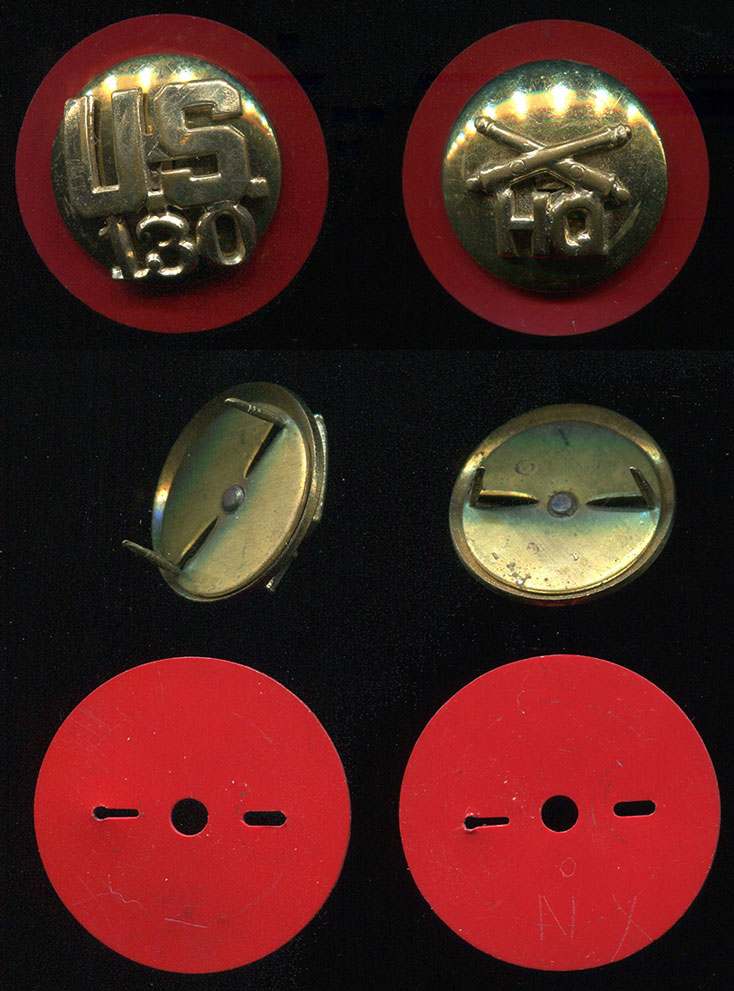 History of the Collar Disk - BRANCH OF SERVICE COLLAR BRASS - U.S ...