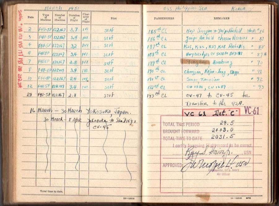 USN Log Books and Green Ink - MILITARY AIRCRAFT & AVIATION - U.S ...