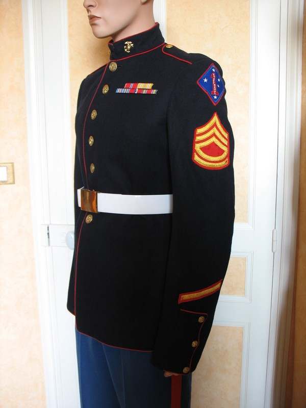 WW2 USMC dress blue with bloody patch - UNIFORMS - U.S. Militaria Forum