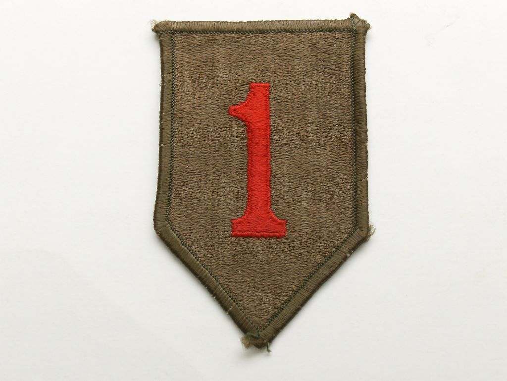 Big Red One Patch - Is it WW2 issue? - ARMY AND USAAF - U.S. Militaria ...