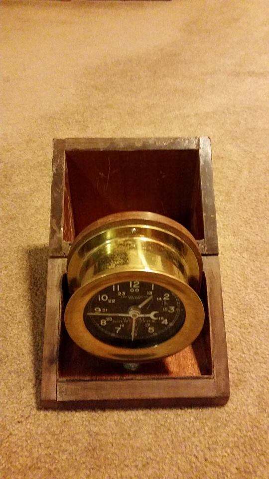 chelsea brass army clock - MISC MILITARIA - U.S. Militaria Forum