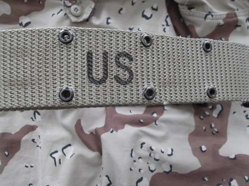 Desert Tan LC-2 ALICE Webbing - FIELD & PERSONAL GEAR SECTION - U.S ...