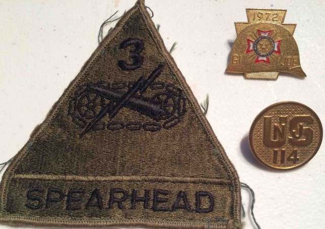 Yard Sale finds, 3 items, 1972 GI Joe Pin? - LAPEL BUTTONS (DISCHARGE ...