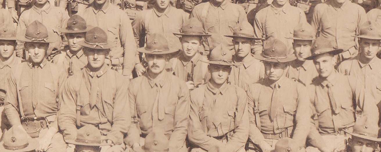 96th Co. 6th Marines Quantico Oct.22,1917 yardlong - Page 2 ...