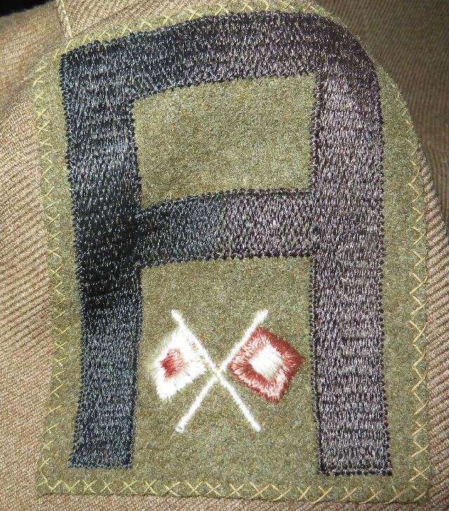 Beautiful WWI Motorcycle Dispatch Riders Chevron - ARMY (INCLUDING ...