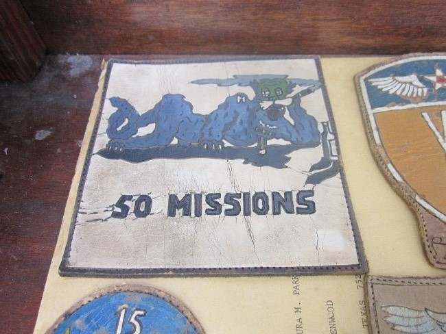 Nice Group Out of the Wood Work 50 mission patch 15th Airforce - ARMY ...
