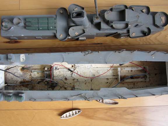 Huge hand made model of USS Daniel A. Joy 585 - MILITARY SHIPS AND ...