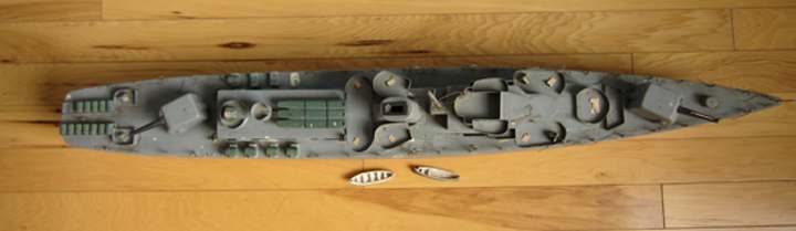 Huge hand made model of USS Daniel A. Joy 585 - MILITARY SHIPS AND ...