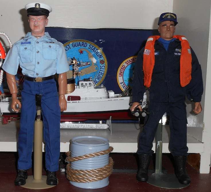 A Couple of Coast Guard Senior Chiefs in 1/6 -- Trop Blue and ODU ...