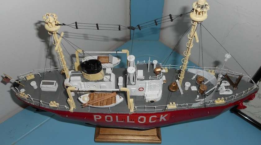 1/96 USCG Lightship WAL 196 Pollock Rip off Cape Cod ,1947-1958 ...