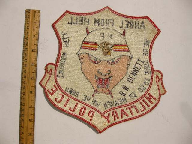 Large Jacket Size USMC Military Police Patch - CAN YOU IDENTIFY THIS ...