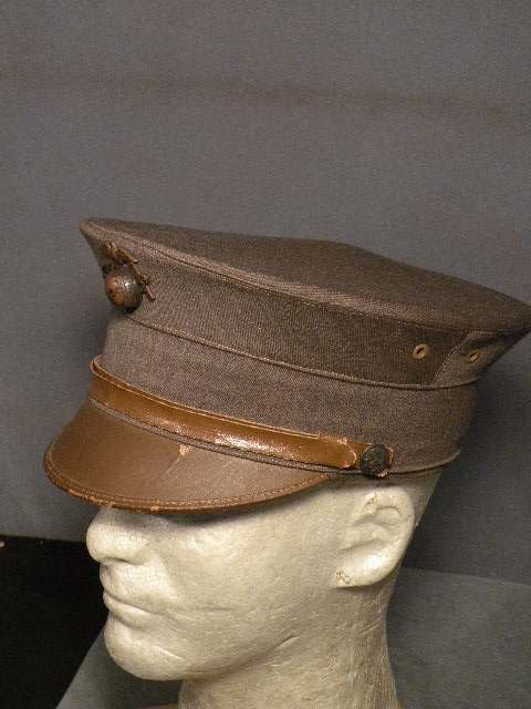 USMC P1912 EM's Bell Crown Cap - (1917-1919) WORLD WAR ONE, RUSSIAN ...