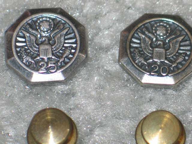 20 Year Service Pins - LAPEL BUTTONS (DISCHARGE & RETIREMENT FOR ...