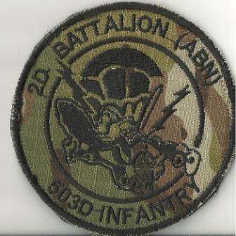 A few 2nd Battalion 503rd Airborne Infantry patches - ARMY AND USAAF ...