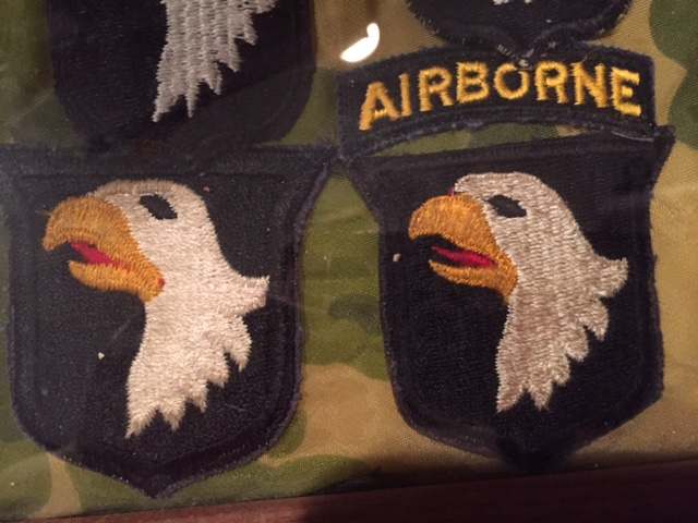 101st patch for review - ARMY AND USAAF - U.S. Militaria Forum