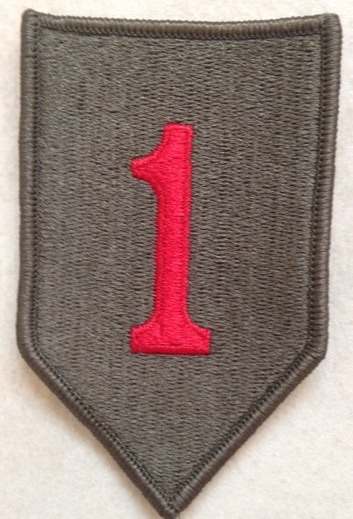 Modern variation of 1st ID patch? Where made? - ARMY AND USAAF - U.S ...