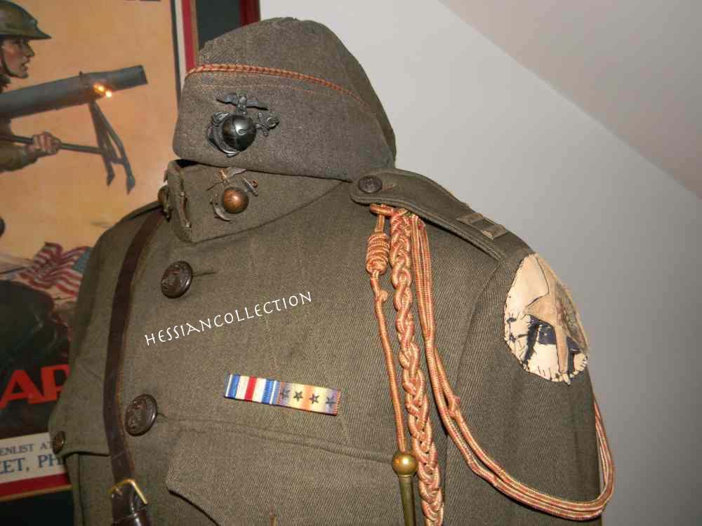WW1 USMC 6th Machine Gun Bn Officer uniform - UNIFORMS - U.S. Militaria ...