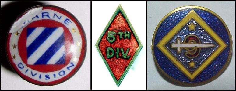 AEF Service Chevron Lapel Pins - Page 3 - LAPEL BUTTONS (DISCHARGE ...