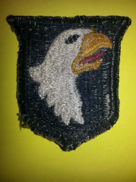 101st patch for review - ARMY AND USAAF - U.S. Militaria Forum