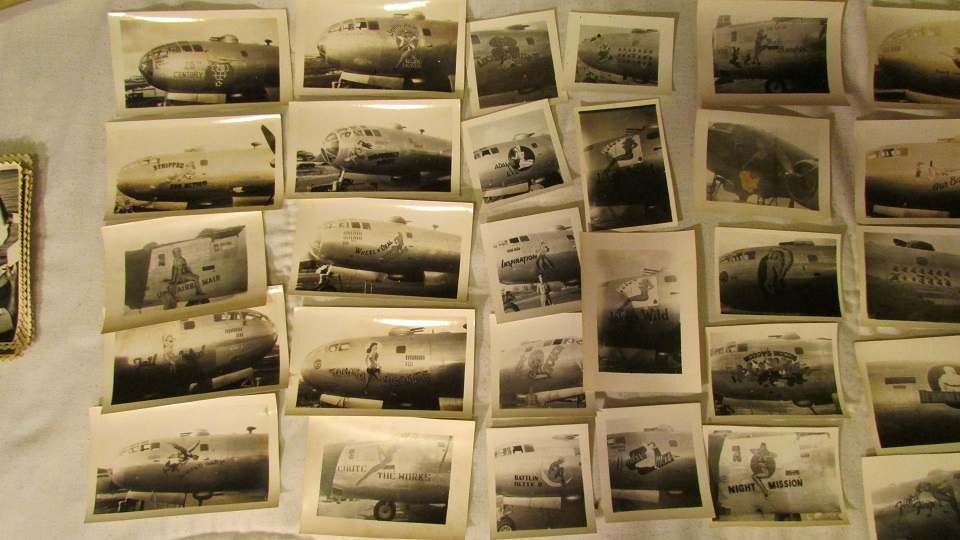 WWII VII Fighter Command Grouping Iwo Jima w/ Lots of B-29 Nose Art ...