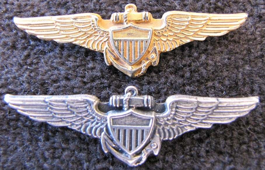 Small USN Aviator wings - WING BADGES - U.S. Militaria Forum