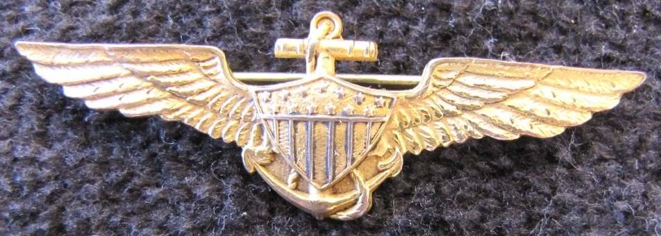 Small USN Aviator wings - WING BADGES - U.S. Militaria Forum