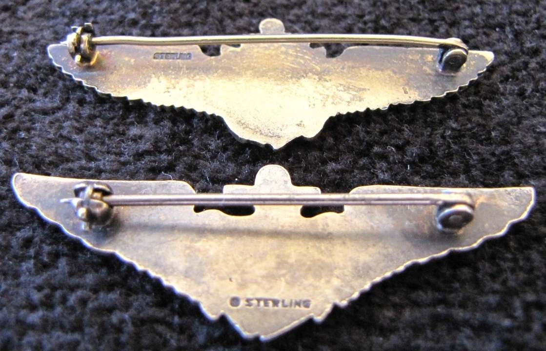 Small USN Aviator wings - WING BADGES - U.S. Militaria Forum