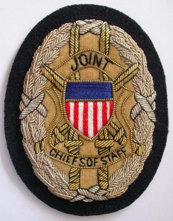 Joint Chiefs of Staff badge handembroidered - BADGES, AWARDS, DUI, AND ...