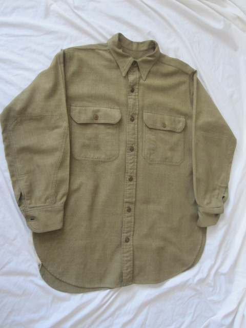 INTER WAR YEAR FLANNEL SHIRT COAT STYLE - UNIFORMS - U.S. Militaria Forum